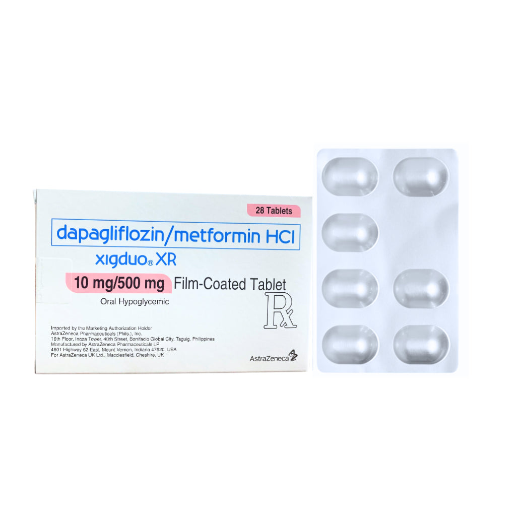 Xigduo Xr Dapagliflozin Metformin 10mg500mg Tablet X 1s Xalmeds 7270