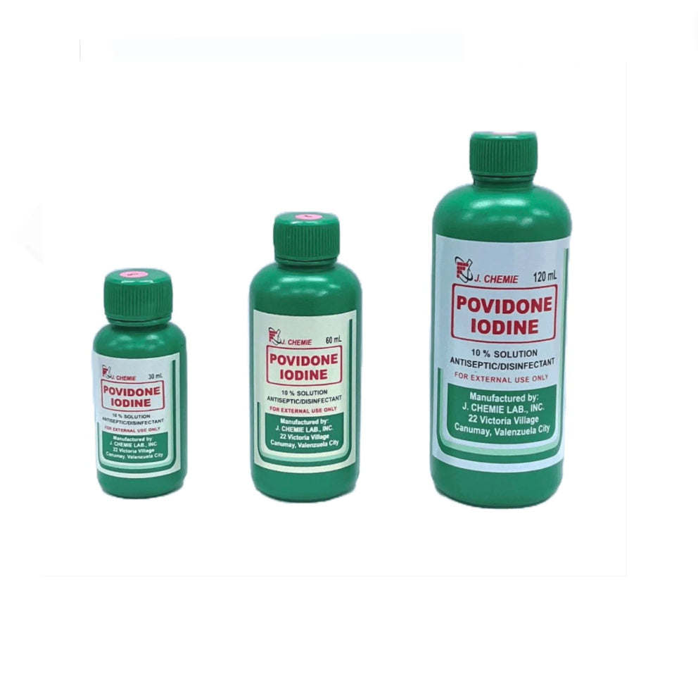Povidone Iodine 10 Solution x 1 in 30 60 120 ml. XalMeds