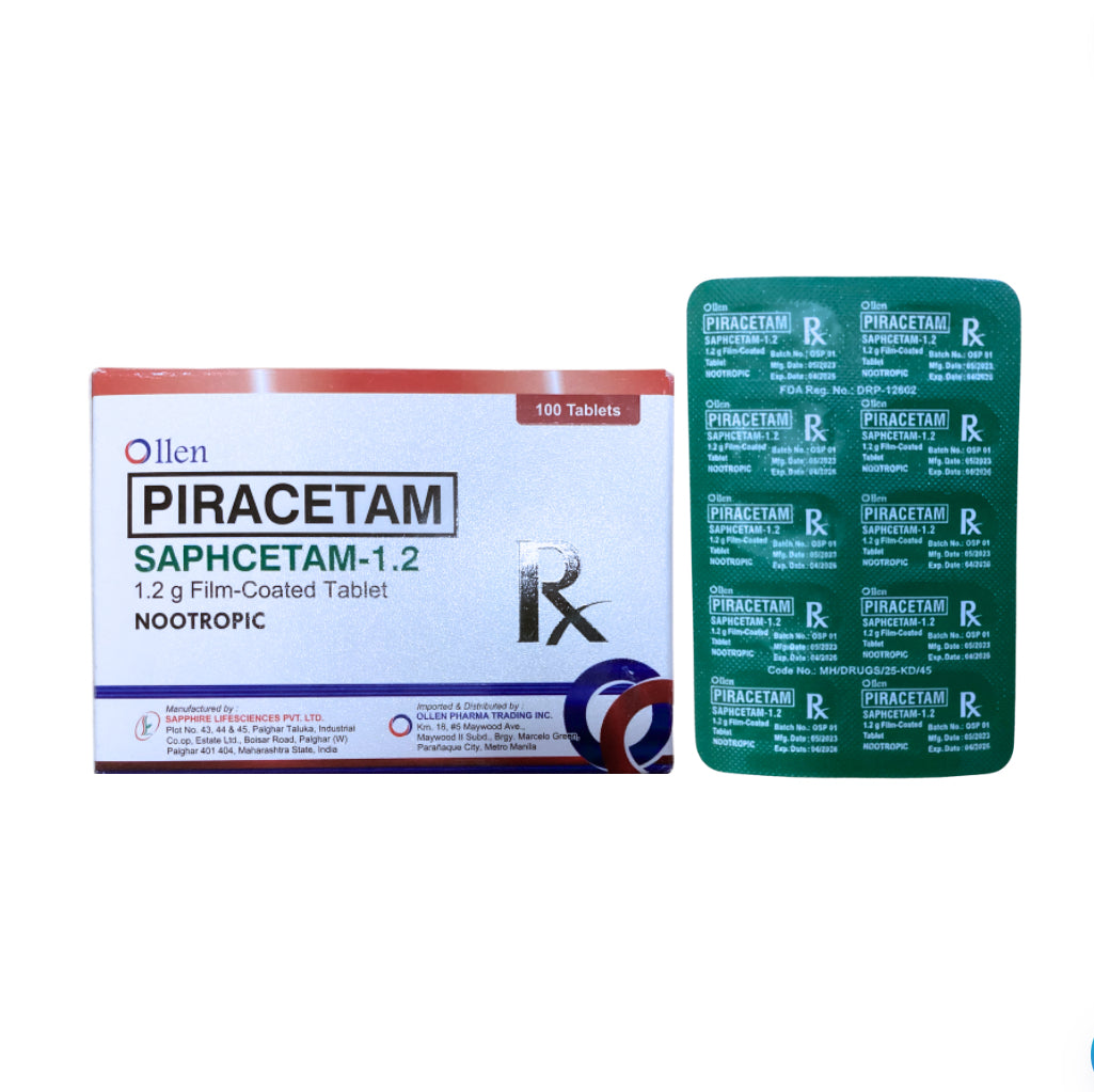 Piracetam 1,200mg (1.2g) Tablet x 1 – XalMeds