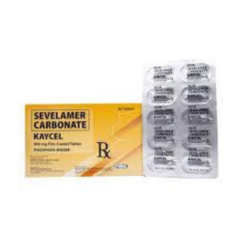 KAYCEL Sevelamer Carbonate 800 mg. Tablet x 1 – XalMeds
