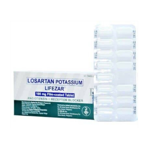 Lifezar (Losartan) 100mg Tablet x 1 – XalMeds