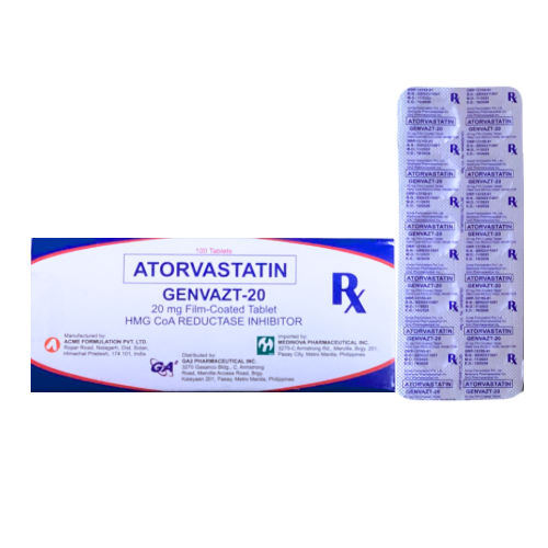 Atorvastatin 20mg Tablet x 1 – XalMeds