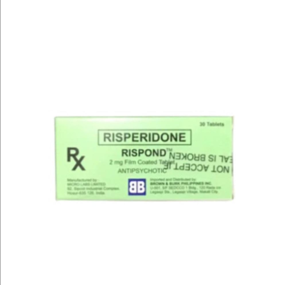 Risperidone 2mg Tablet x 1 – XalMeds