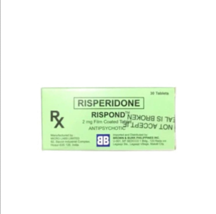 Risperidone 2mg Tablet x 1 – XalMeds