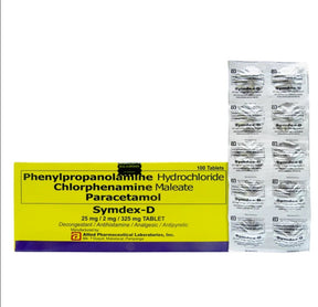 NAFARIN-A Paracetamol+Phenylephrine+Chlorphenamine 500/2/10mg Tablet x ...
