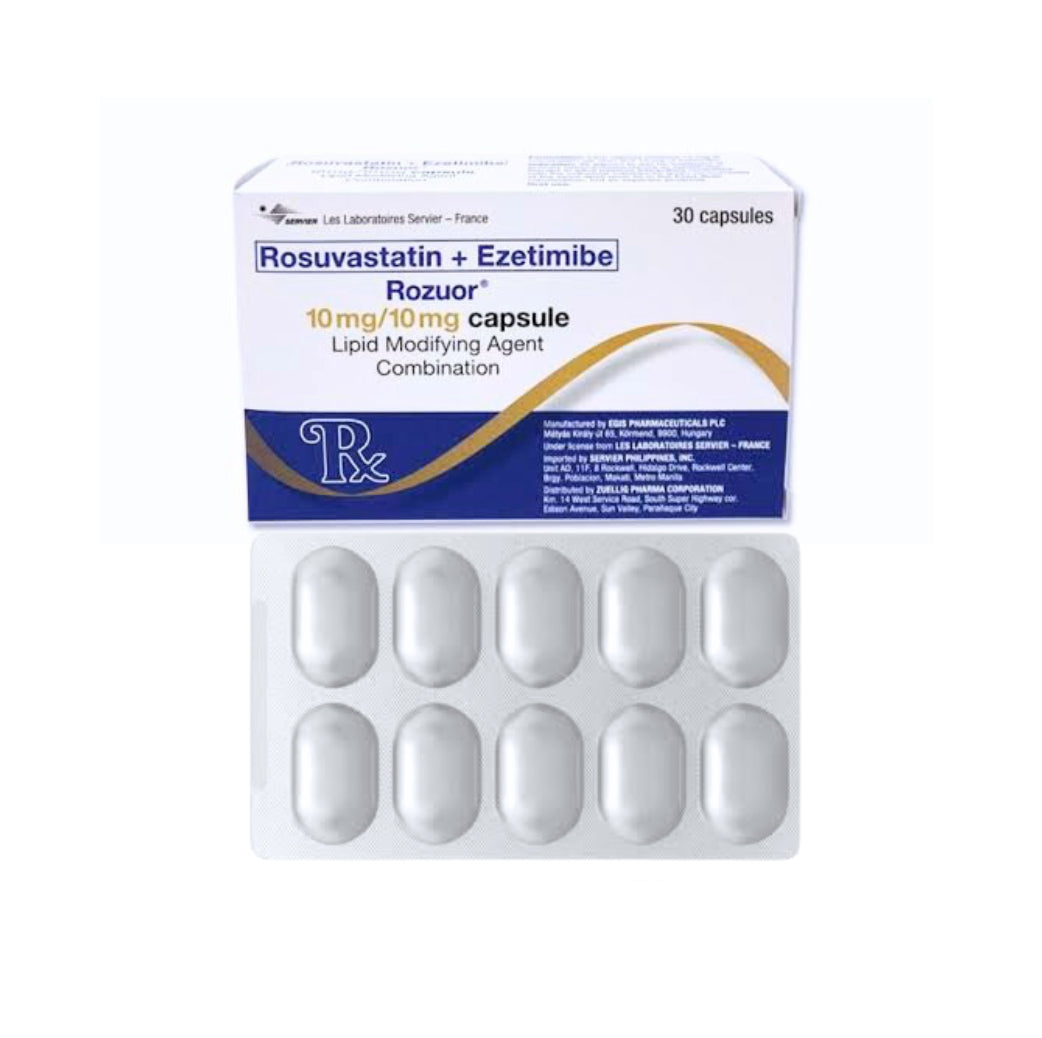 ROZOUR Ezetimibe + Rosuvastatin 10mg/10mg Tablet x 1 – XalMeds