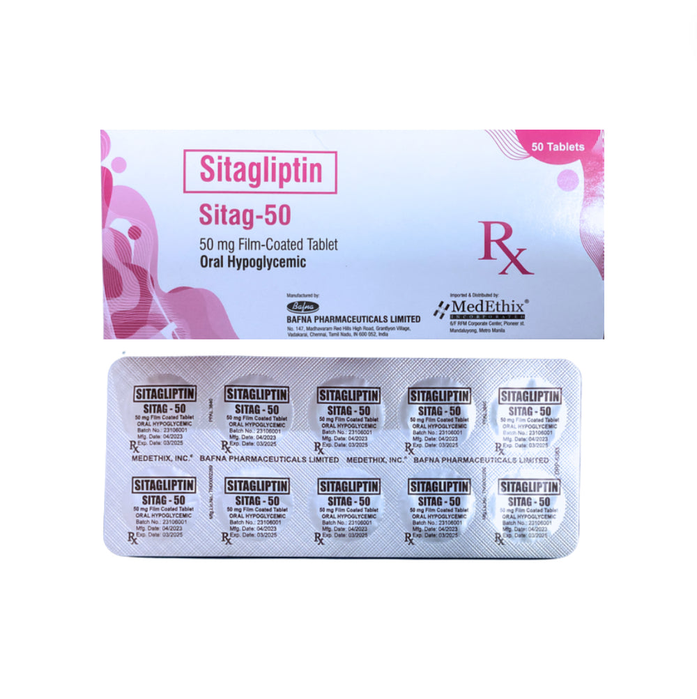 Sitagliptin 50mg. Tablet x 1s – XalMeds