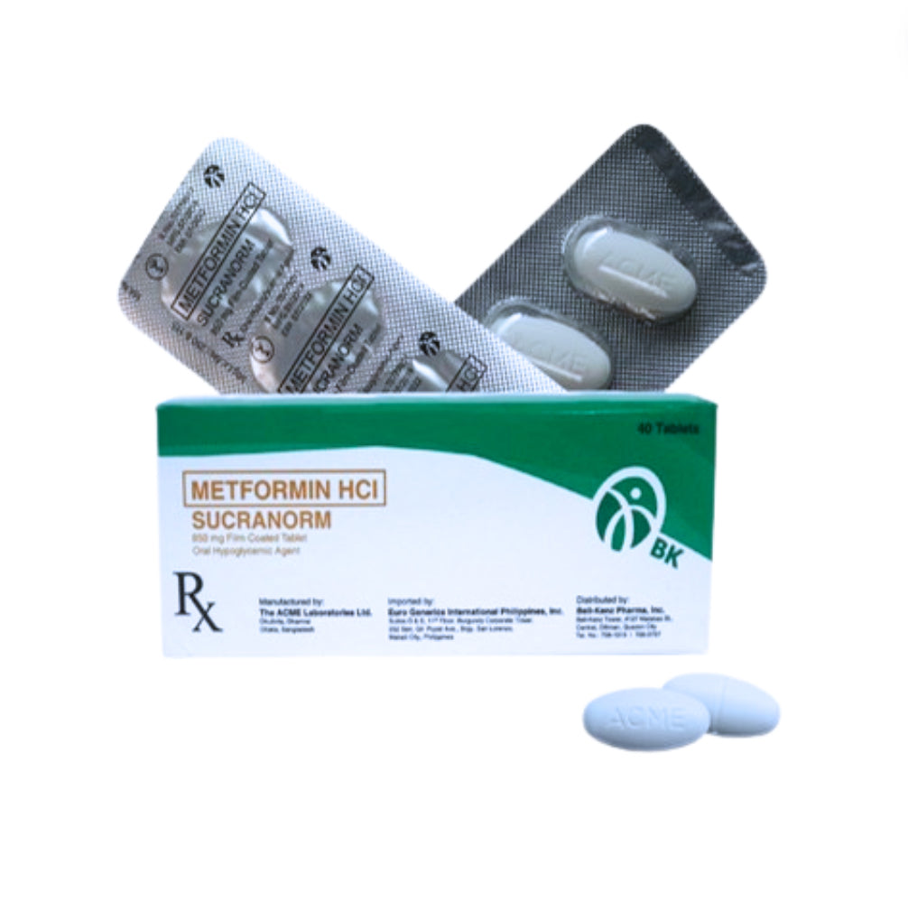 SUCRANORM Metformin 850mg Tablet x 1 – XalMeds