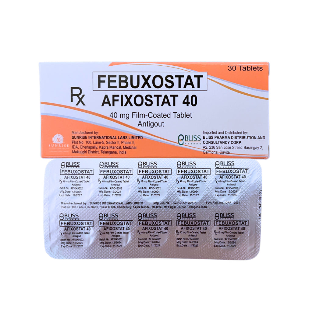 UXENTA Febuxostat 40mg Tablet x 1 – XalMeds