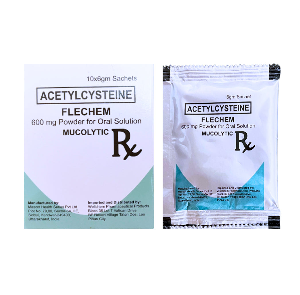 Acetylcysteine 600mg Sachet (6g) x 1 – XalMeds