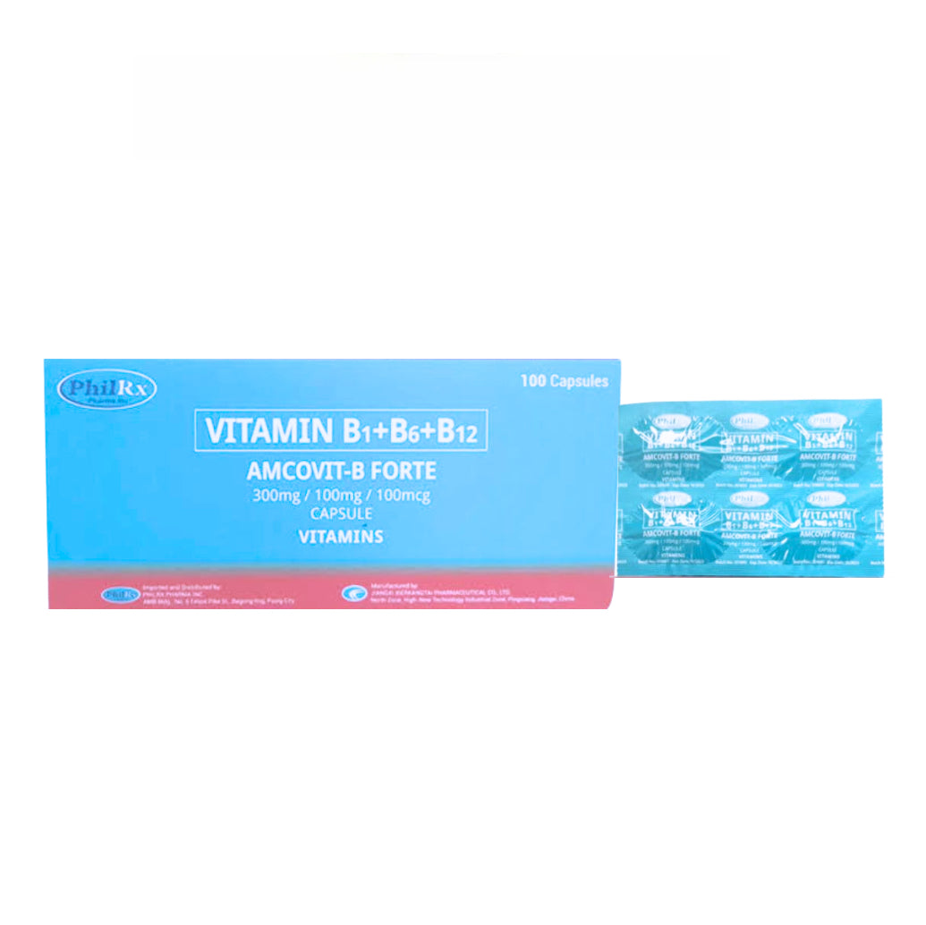 PRONERV (Vitamin B Complex B1, B16, B12 Forte 300mg/100mg/100mcg Capsu ...