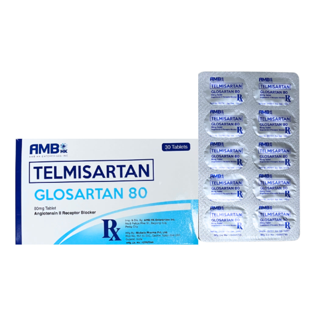 Telmisartan 80mg Tablet x 1 – XalMeds