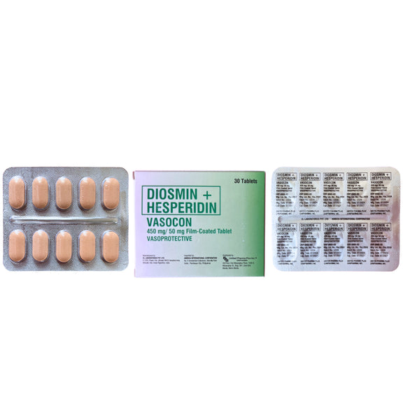 VENORIGHT (Diosmin+Hesperidin) 450mg./50mg. Tablet – XalMeds