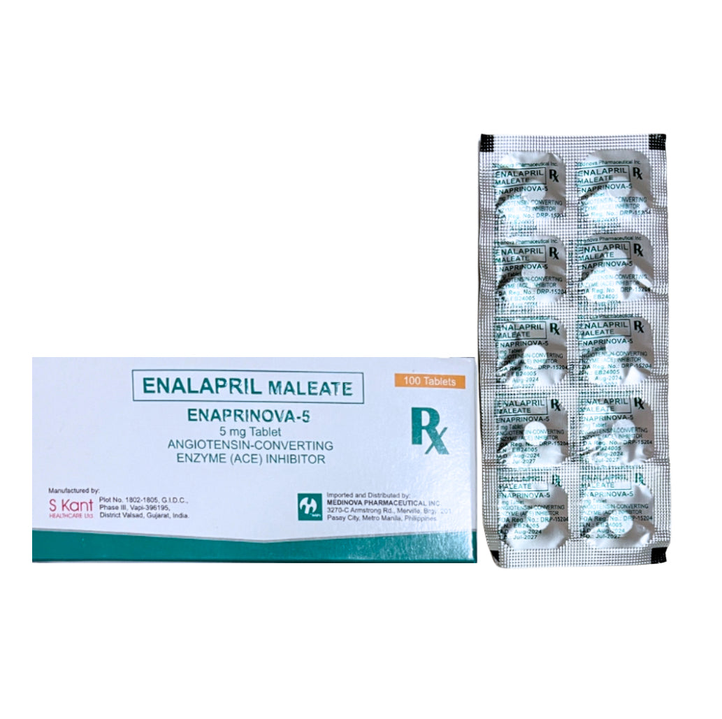 Enalapril 5mg Tablet x 1 – XalMeds