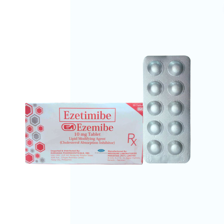 EZETROL Ezetimibe 10mg Tablet x 1 – XalMeds