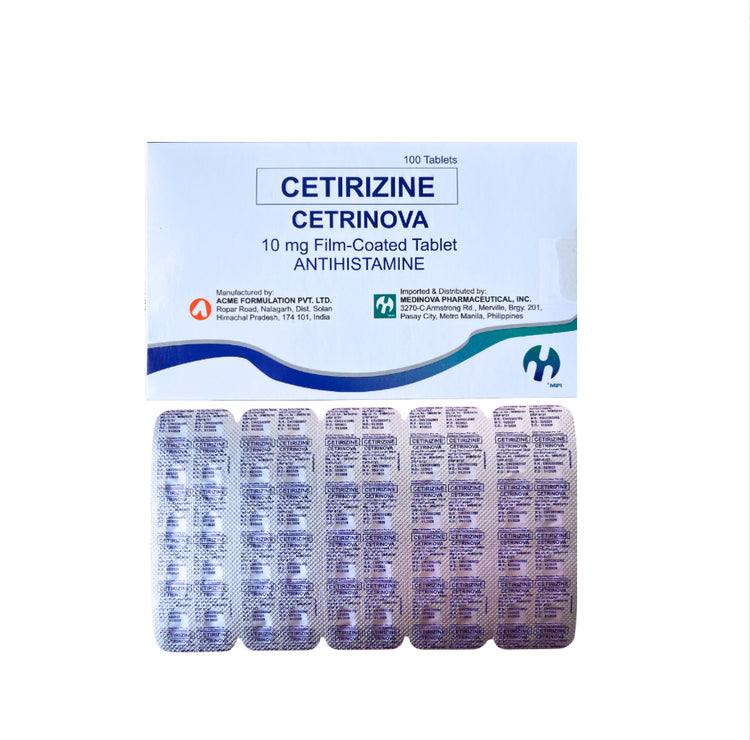 VIRLIX Cetirizine 10mg Tablet x 1 – XalMeds