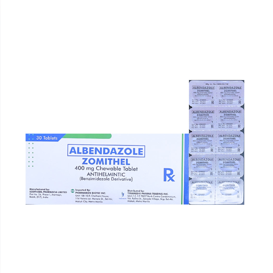 Albendazole 400mg Tablet x 1 – XalMeds