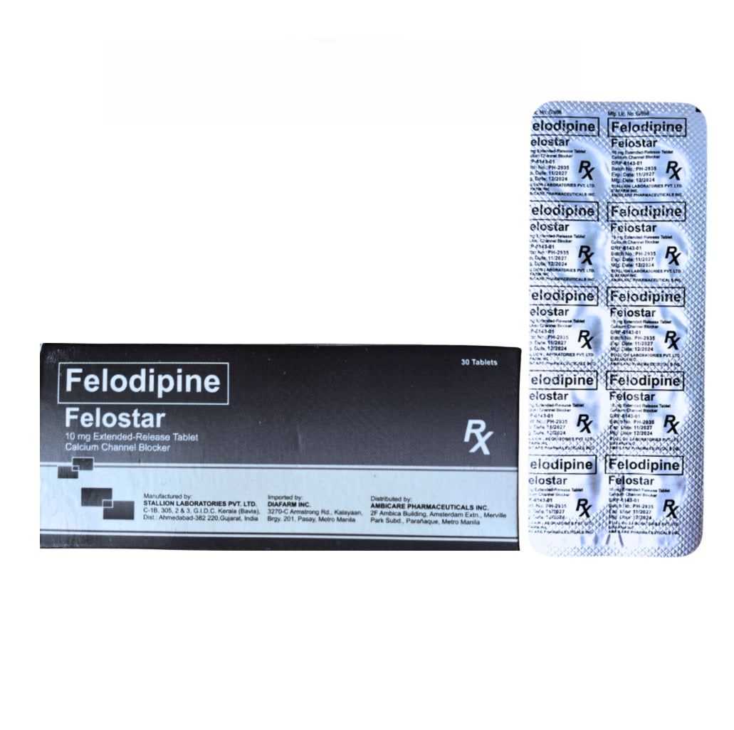 Felodipine 10mg. ER Tablet x 1 – XalMeds