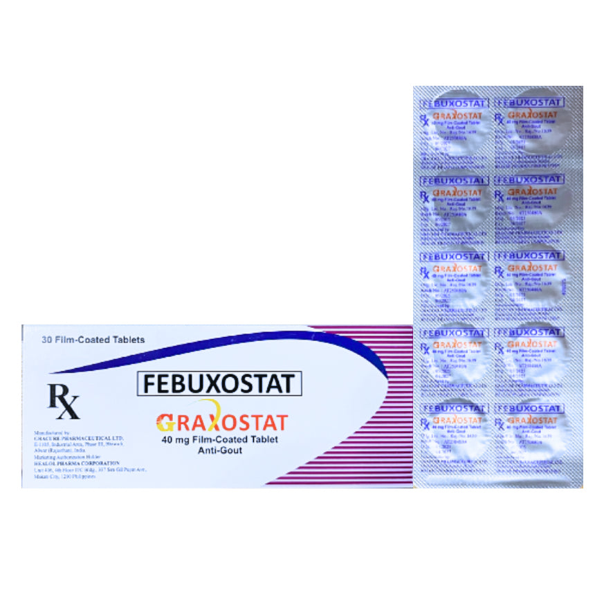 UXENTA Febuxostat 40mg Tablet x 1 – XalMeds