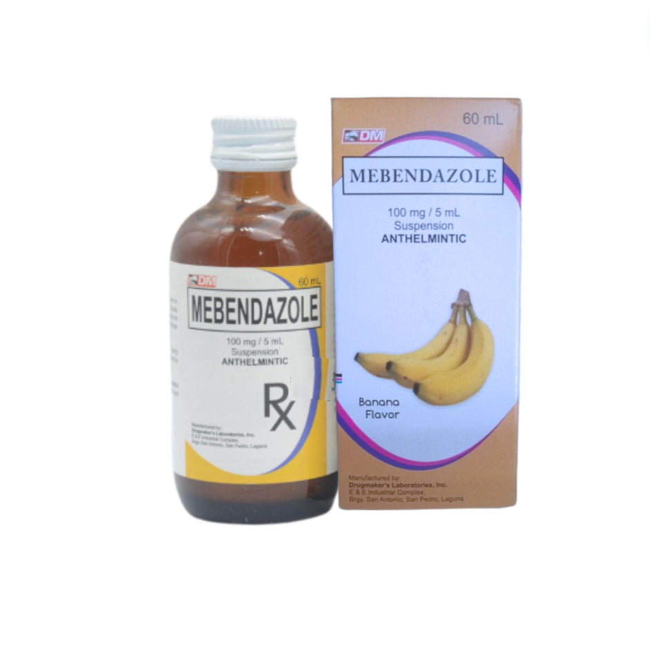 Mebendazole 100mg/5ml Suspension 60ml x1 – XalMeds