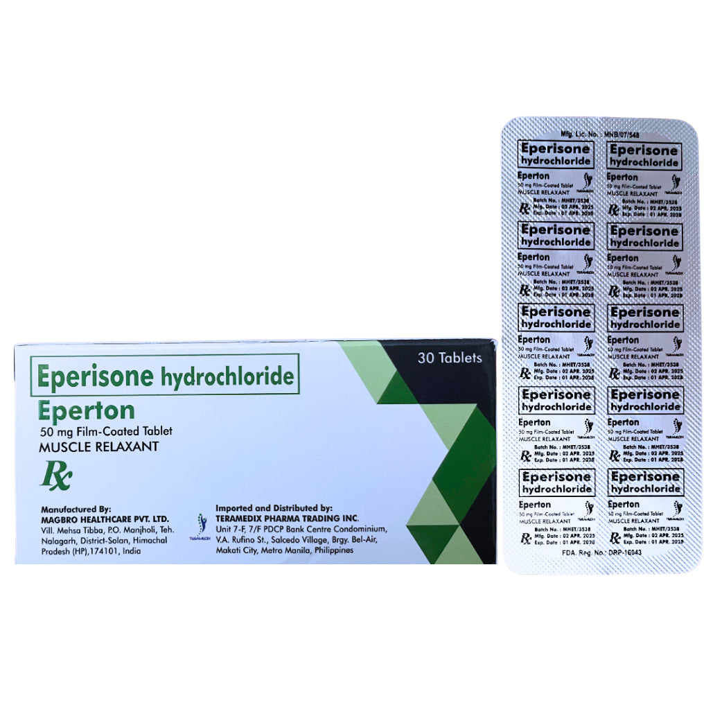 Eperisone 50mg Tablet x 1 – XalMeds