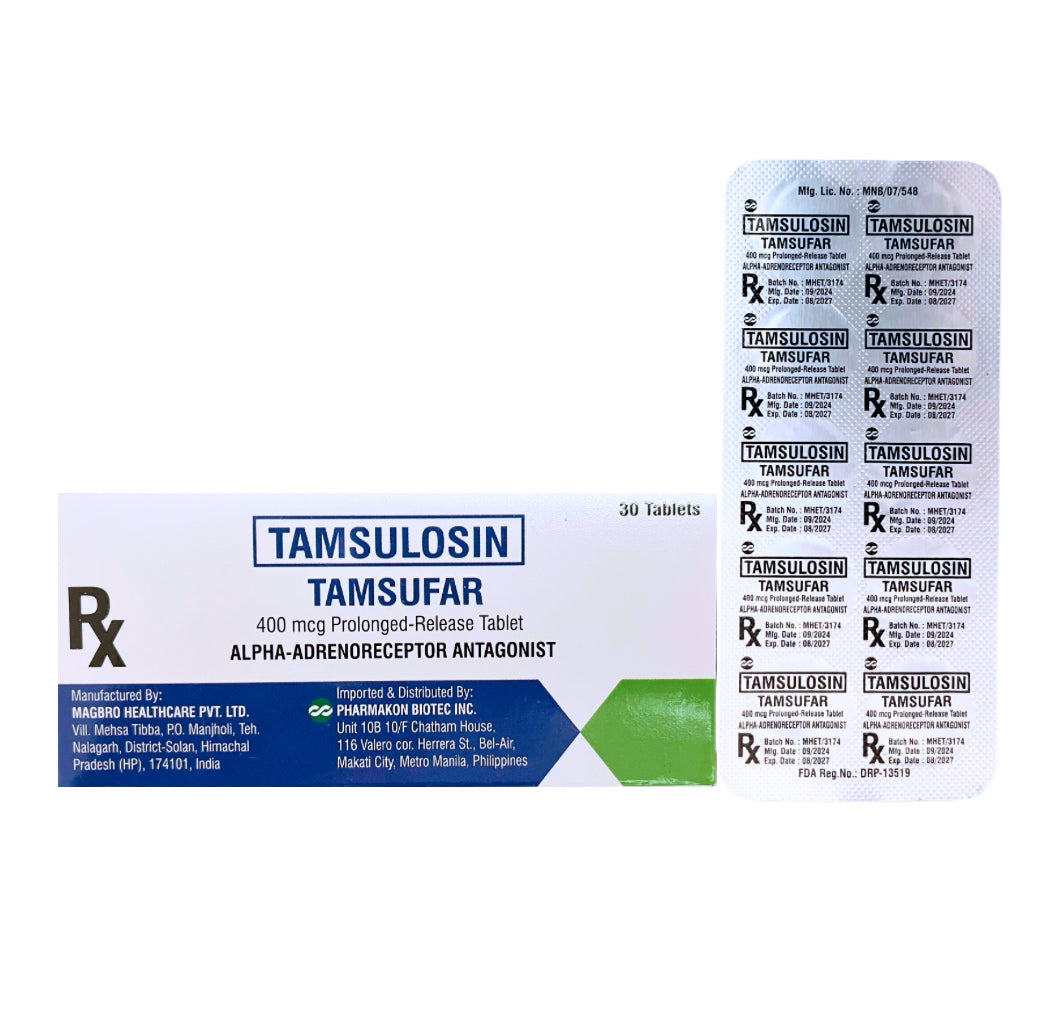 TAMZOR (Tamsulosin) 400mcg Capsule x 1 – XalMeds