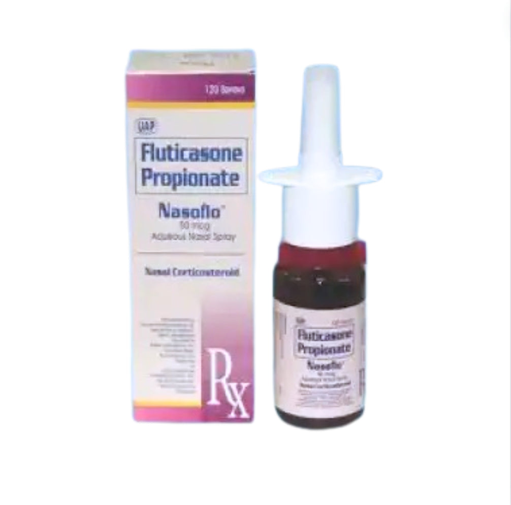 NASOFLO Fluticasone 50mcg (0.05%) per dose 120 doses Nasal Aqueous Sol ...