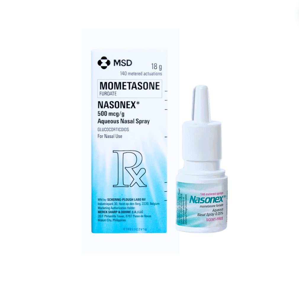 NASONEX Mometasone 50mcg (0.5%) 140 doses Nasal Aqueous Solution x 1 ...