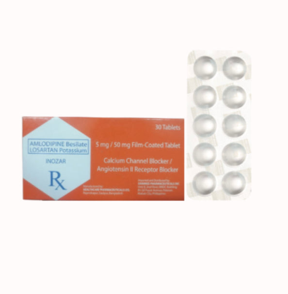 Arbloc CCB (Losartan + Amlodipine) 50mg/5mg Tablet x 1 – XalMeds