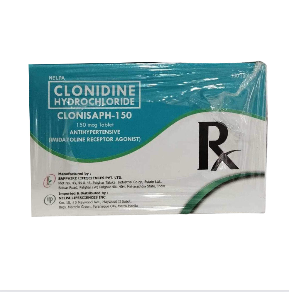Clonidine 150mcg Tablet x 1 – XalMeds