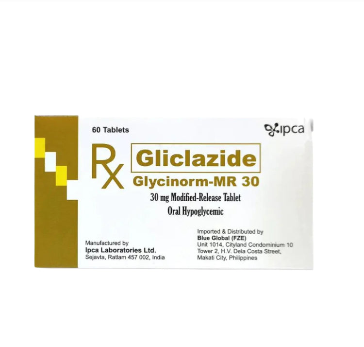 GLICLA NATRAPHARM ( Gliclazide ) 30mg MR Tablet x 1 – XalMeds