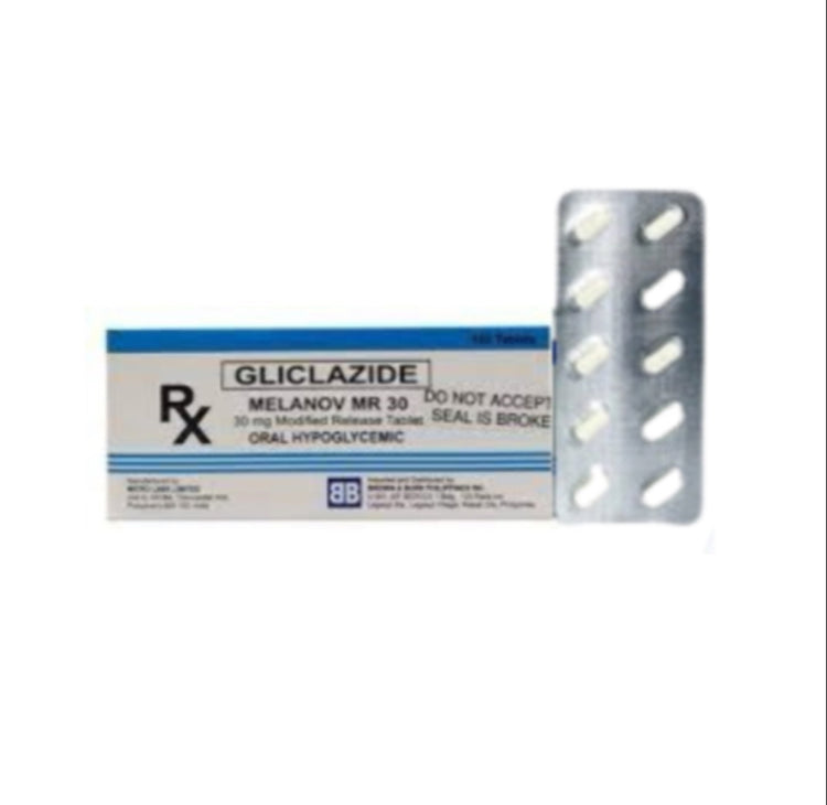 GLICLA NATRAPHARM ( Gliclazide ) 30mg MR Tablet x 1 – XalMeds