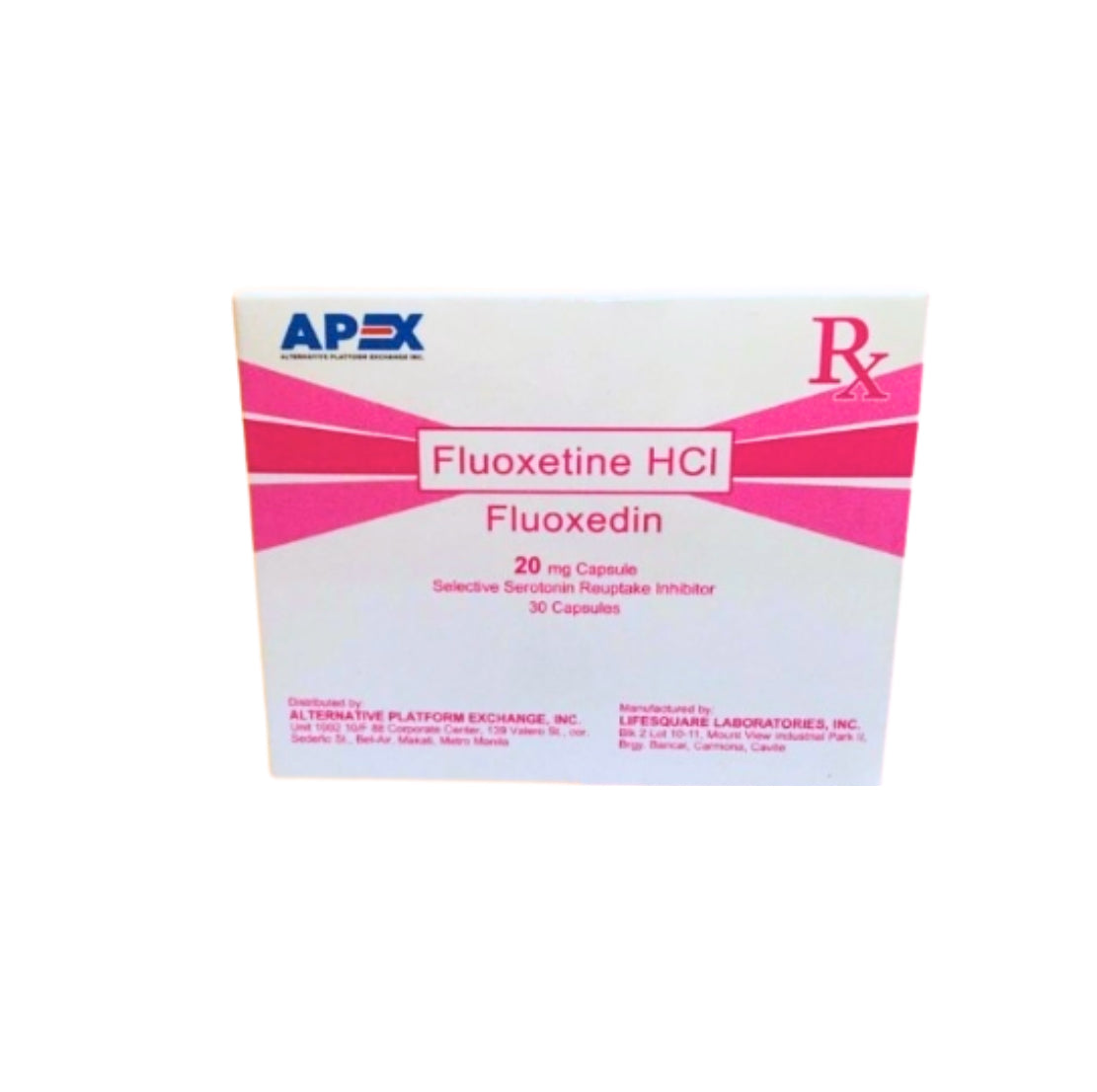 FLOUXEDIN Fluoxetine 20 mg Capsule x 1 – XalMeds