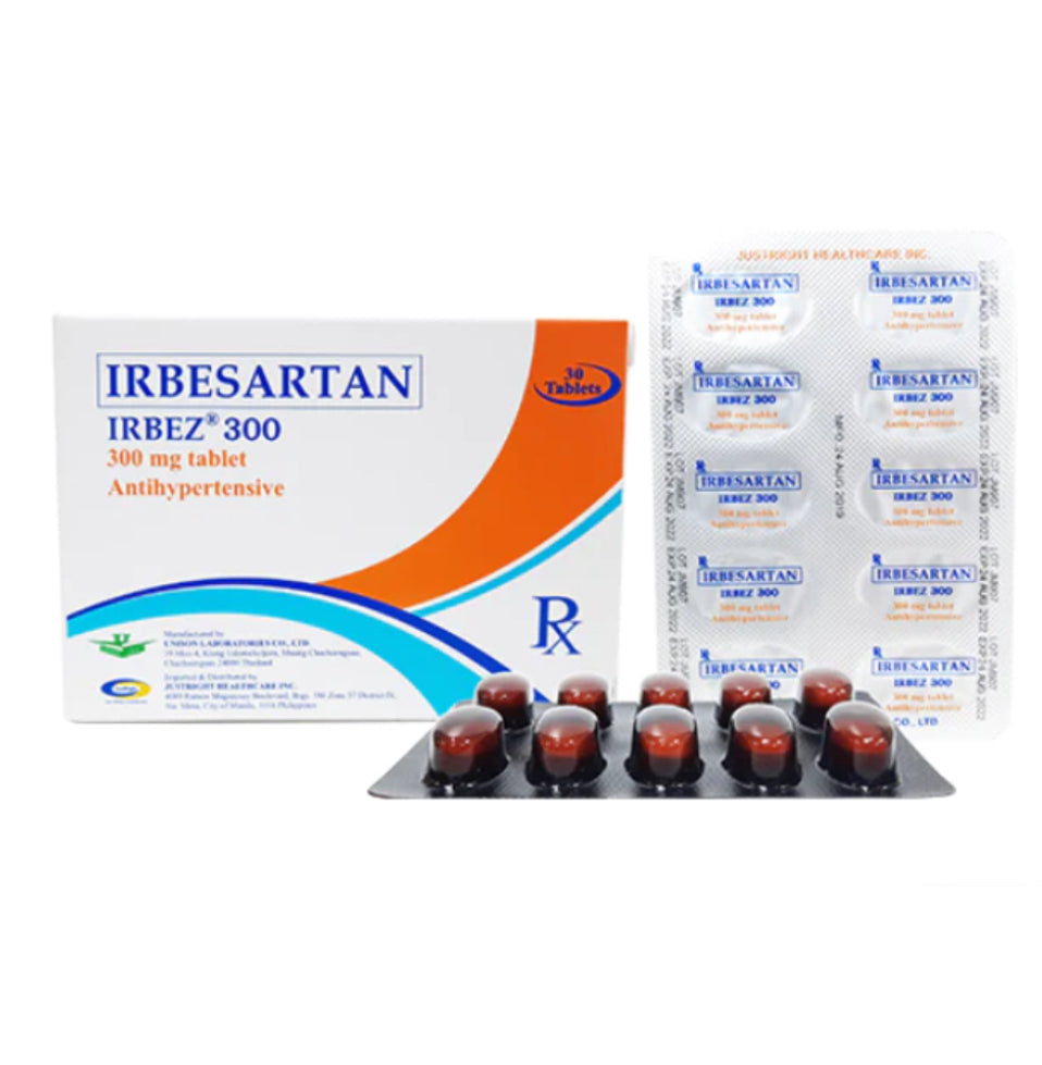 IRBEZ Irbesartan 300mg Tablet x 1 – XalMeds