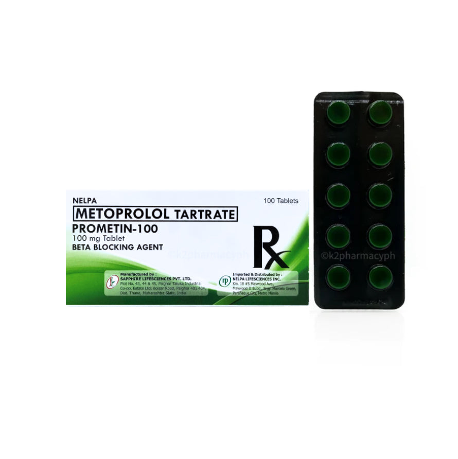 Metoprolol 100mg Tablet x 1 – XalMeds
