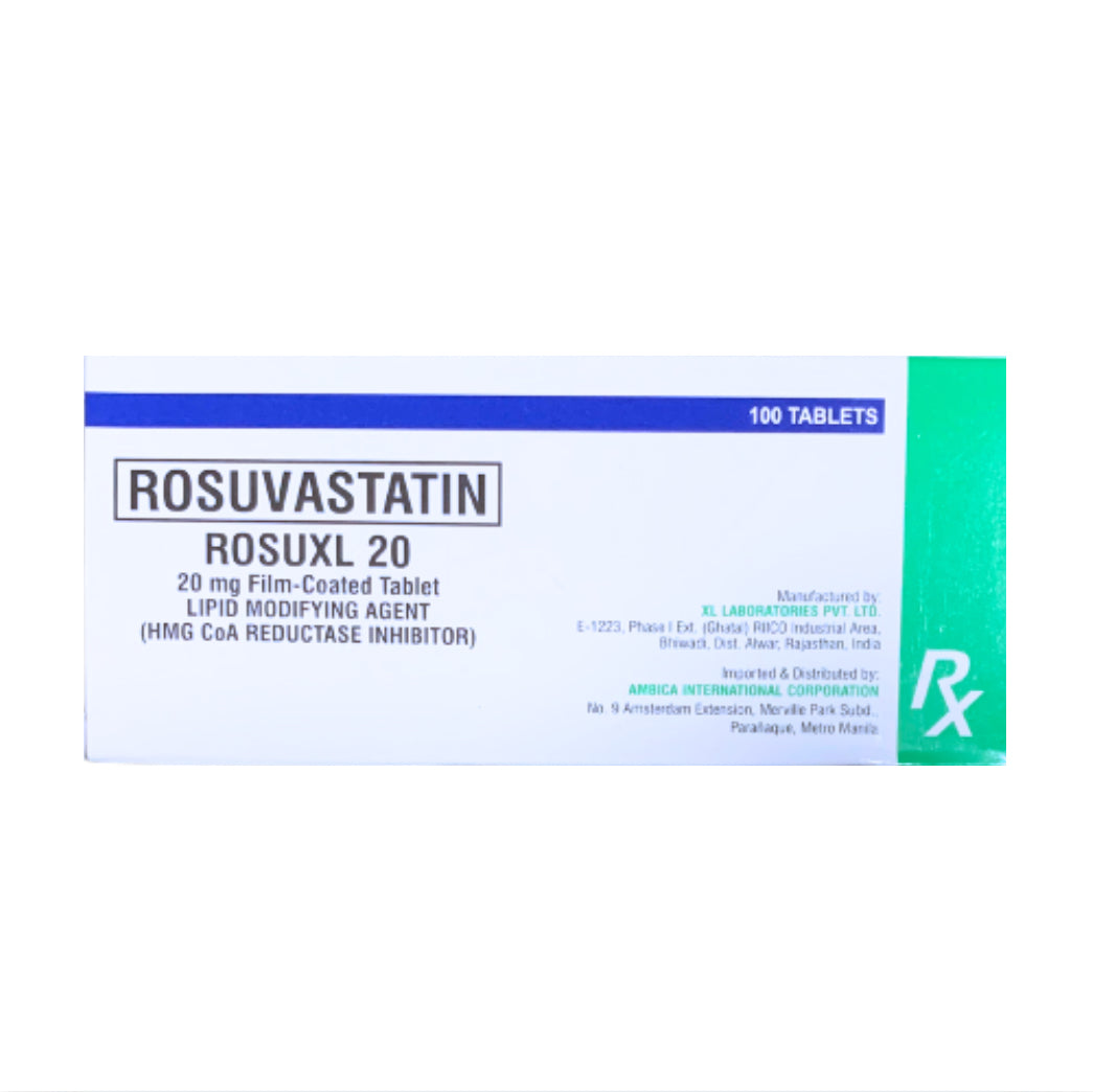 Rosuvastatin 20mg Tablet x 1 – XalMeds