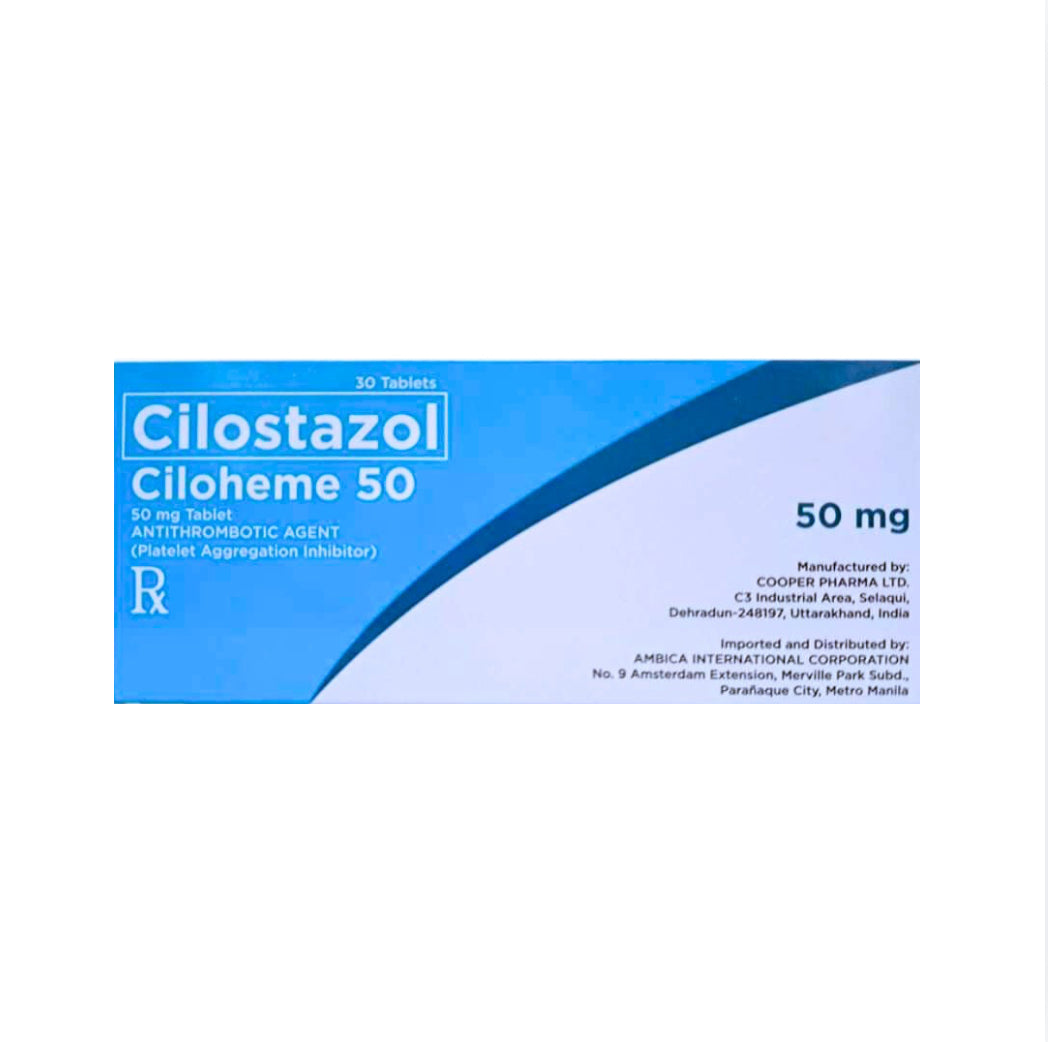 PENCIL Cilostazol 50mg Tablet x 1 – XalMeds