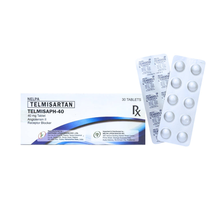 Telmisartan 40mg Tablet x 1 – XalMeds