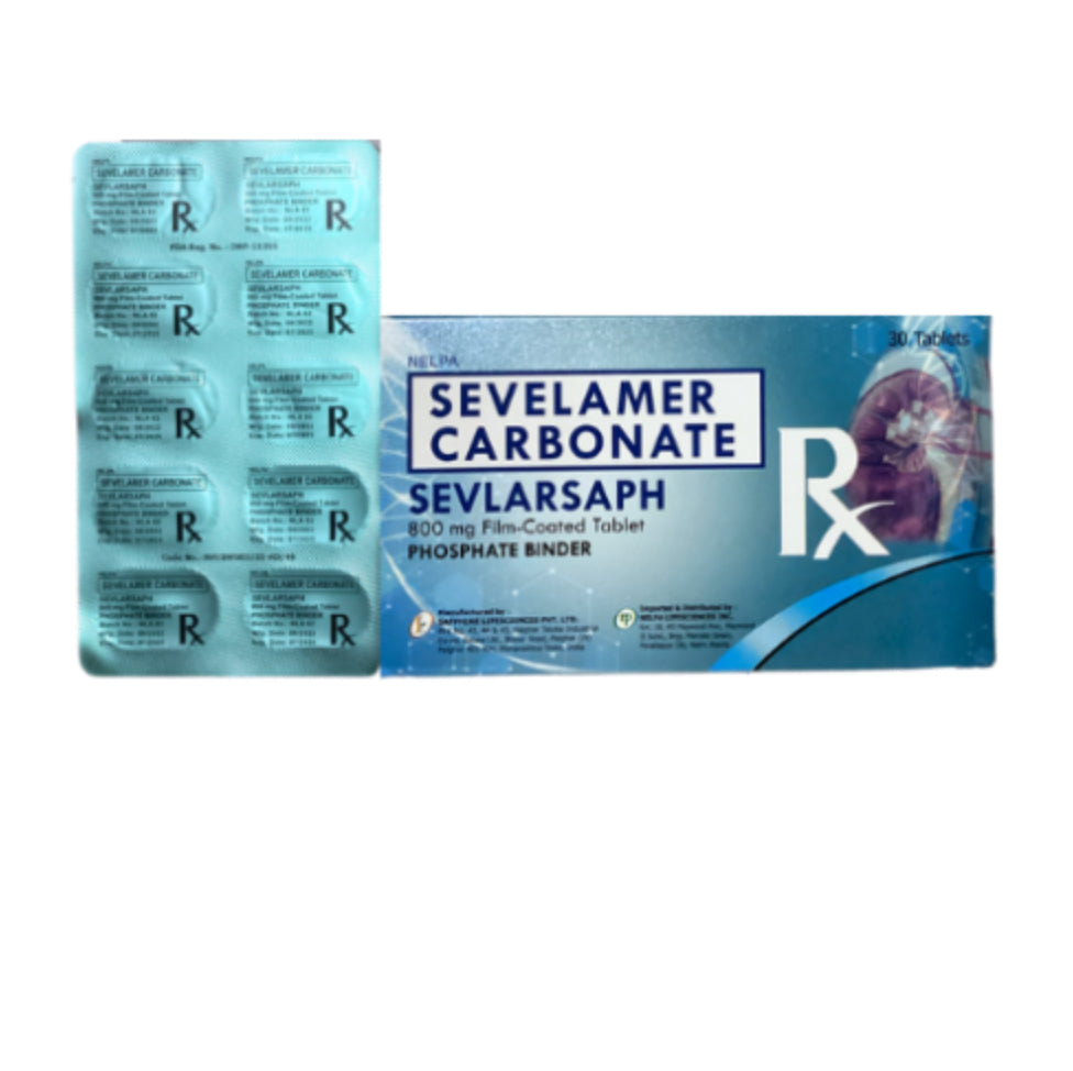 RENAPHOS Sevelamer Carbonate 800 mg. Tablet x 1 – XalMeds