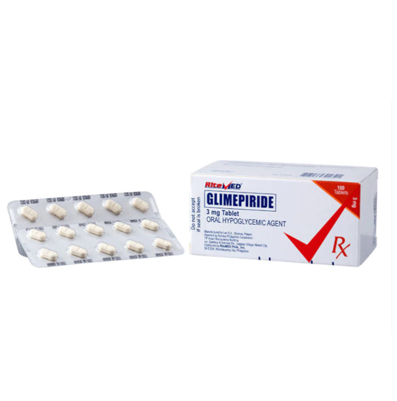 RITEMED Glimeperide 3mg Tablet x 1 – XalMeds