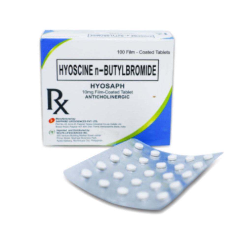 Hyoscine N-Butylbromide 10mg Tablet x 1 – XalMeds