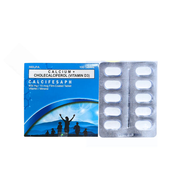 CALCIUMADE Calcium + Vitamin D3 600mg/400iu Tablet x 1 – XalMeds