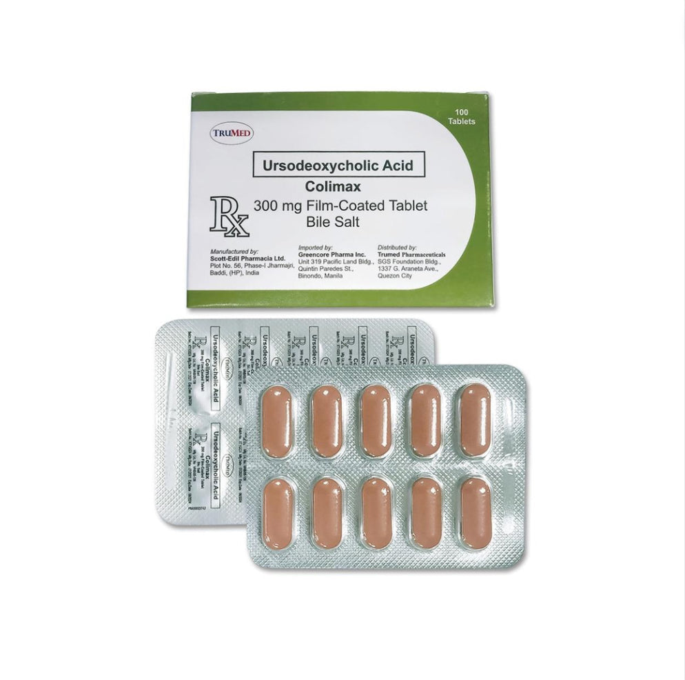 Ursodeoxycholic Acid 300mg Tablet x 1 – XalMeds
