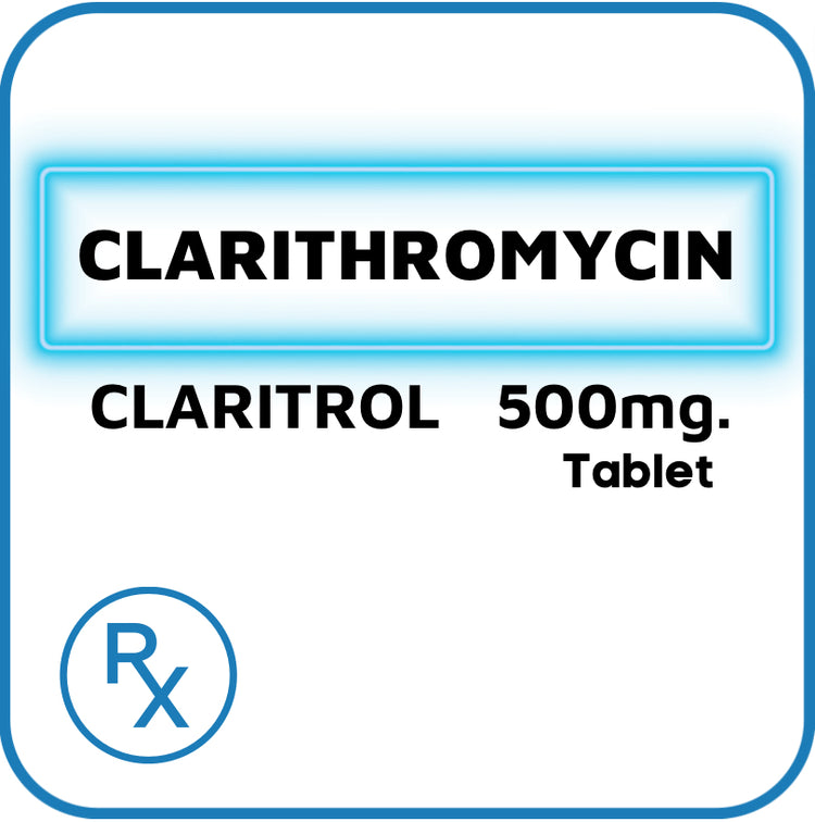 Clarithromycin 500mg Tablet x 1 – XalMeds