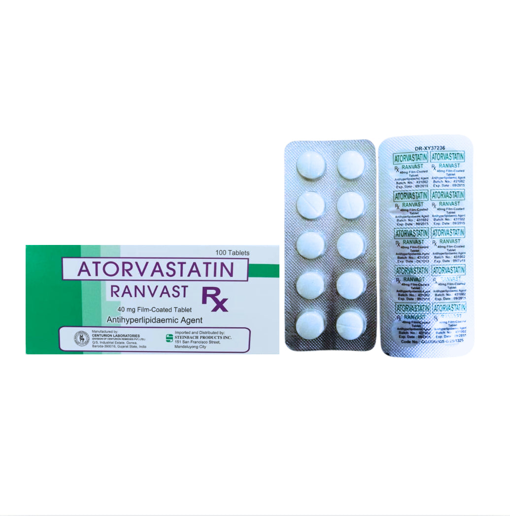 Atorvastatin 40mg Tablet x 1s – XalMeds