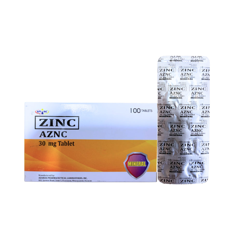 Zinc 30mg Tablet – XalMeds