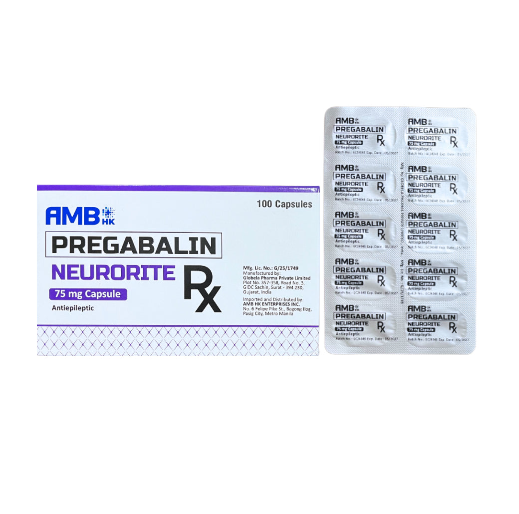 Pregabalin 75mg Capsule x 1 – XalMeds