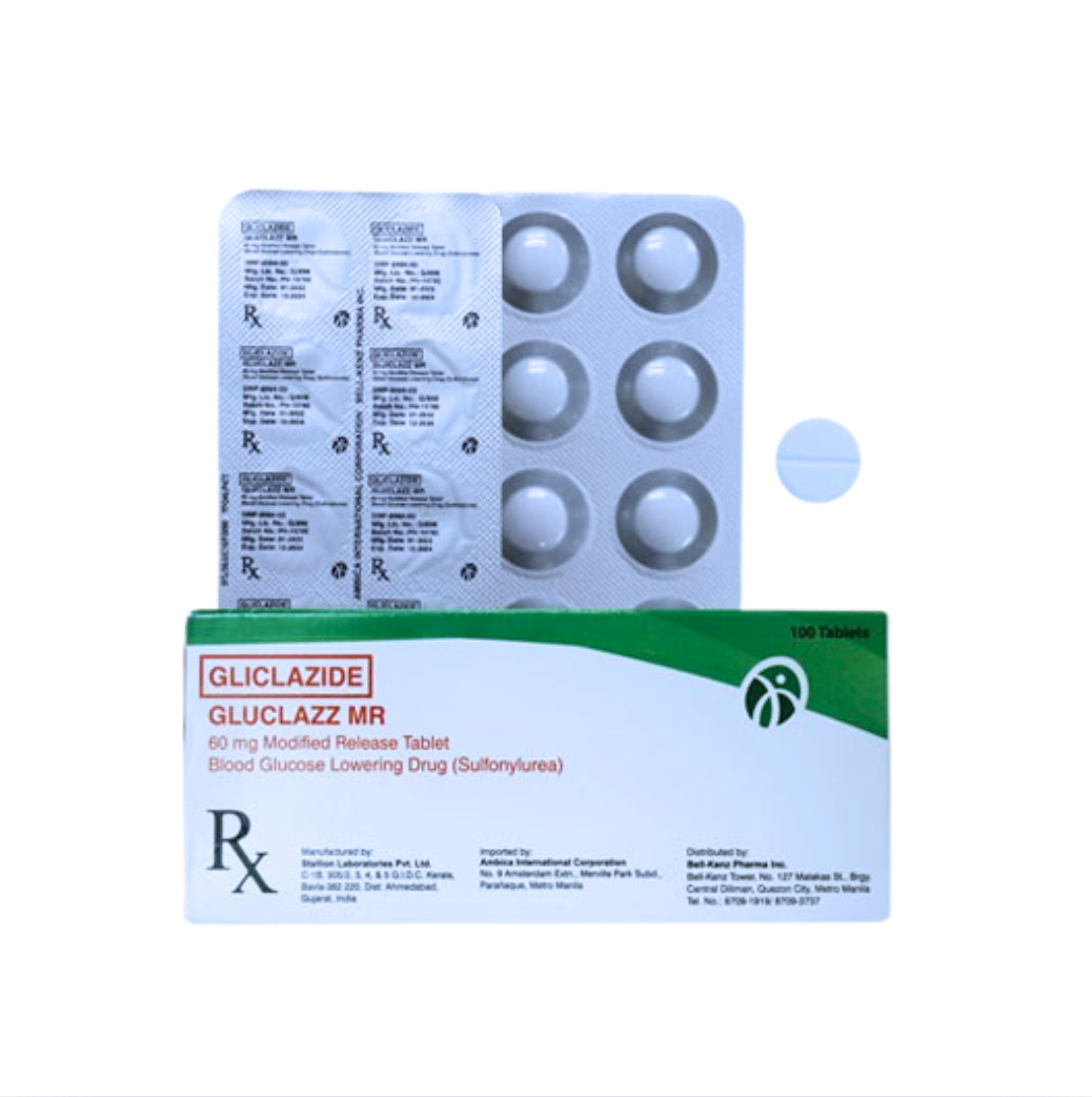 GLUCLAZZ MR Gliclazide 60mg Tablet x 1 – XalMeds