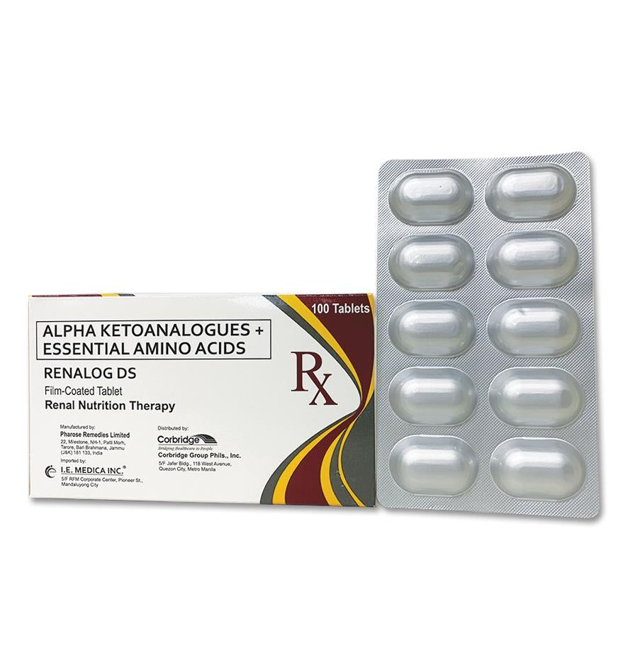 RENALOG DS Ketoanalogues + Essential Amino Acids 1,200mg Tablet x 1 ...
