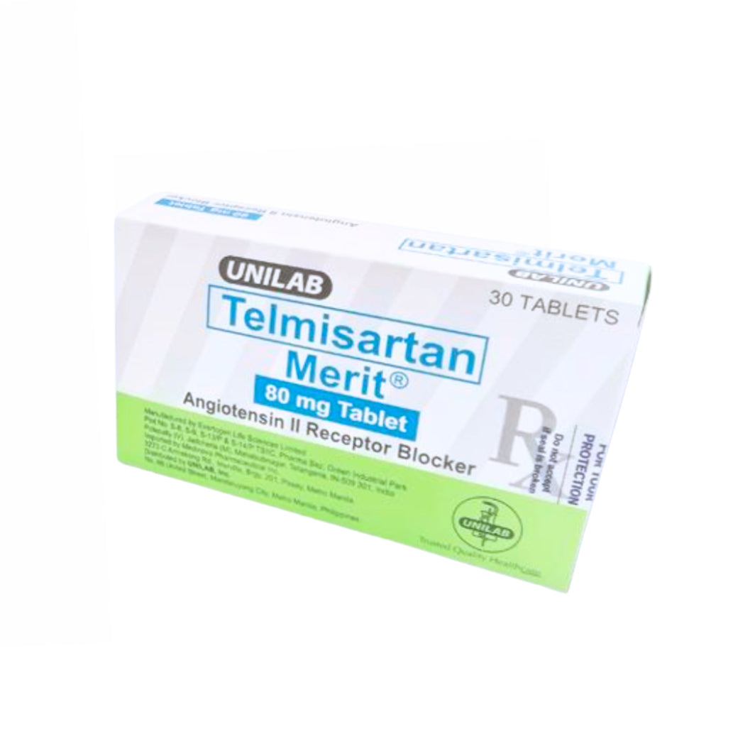 MERIT (Telmisartan) 80mg Tablet x 1 – XalMeds
